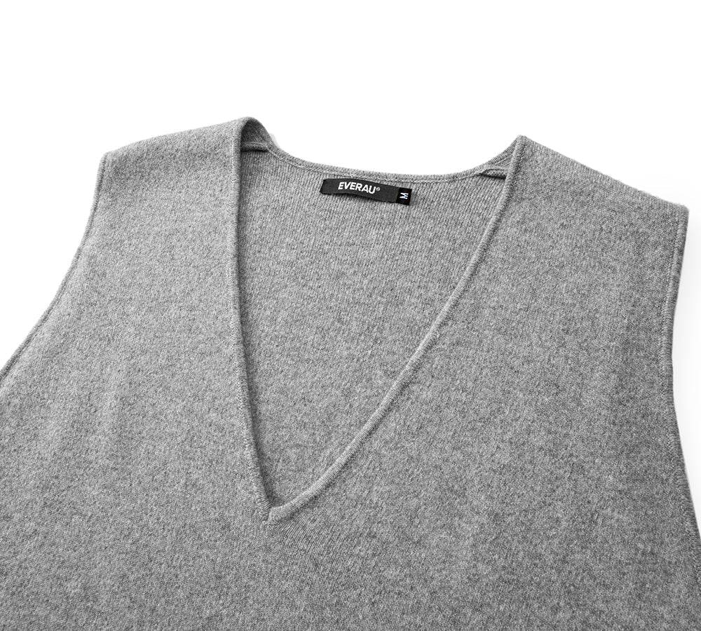 EVERAU® 100% Wool V-Neck Sweater Wooly Vest – UGG EXPRESS NZ